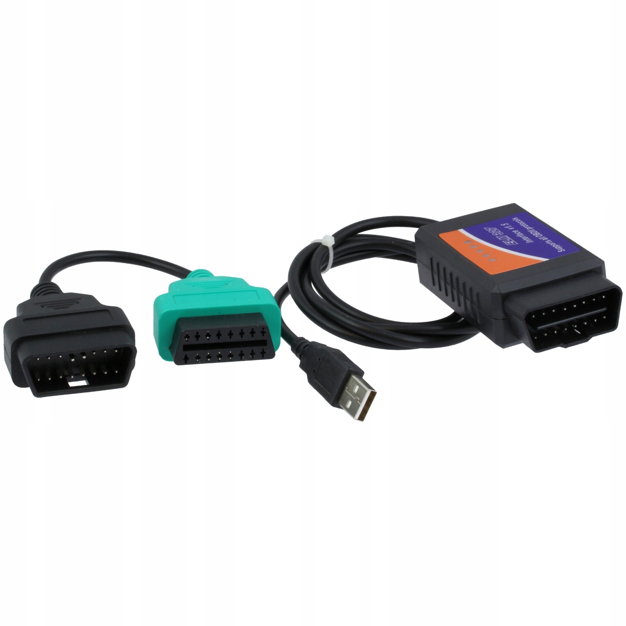 ROZHRANIE OBD2 A1 MultiEcuScan FIAT + ELM327 USB - Allegro