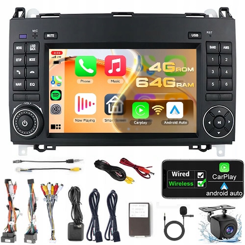 MERCEDES BENZ W245 W169 W639 VITO VIANO W906 SPRINTER RADIO ANDROID 4 ...