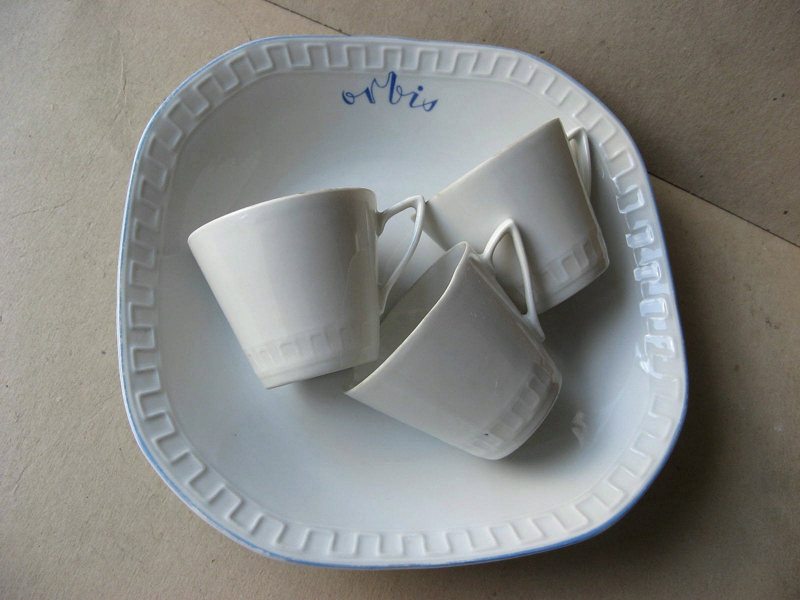 ORBIS : PATERA Wawel ĆMIELÓW i DWIE FILIŻANKI do KAWY Dwie FILIŻANKI ...