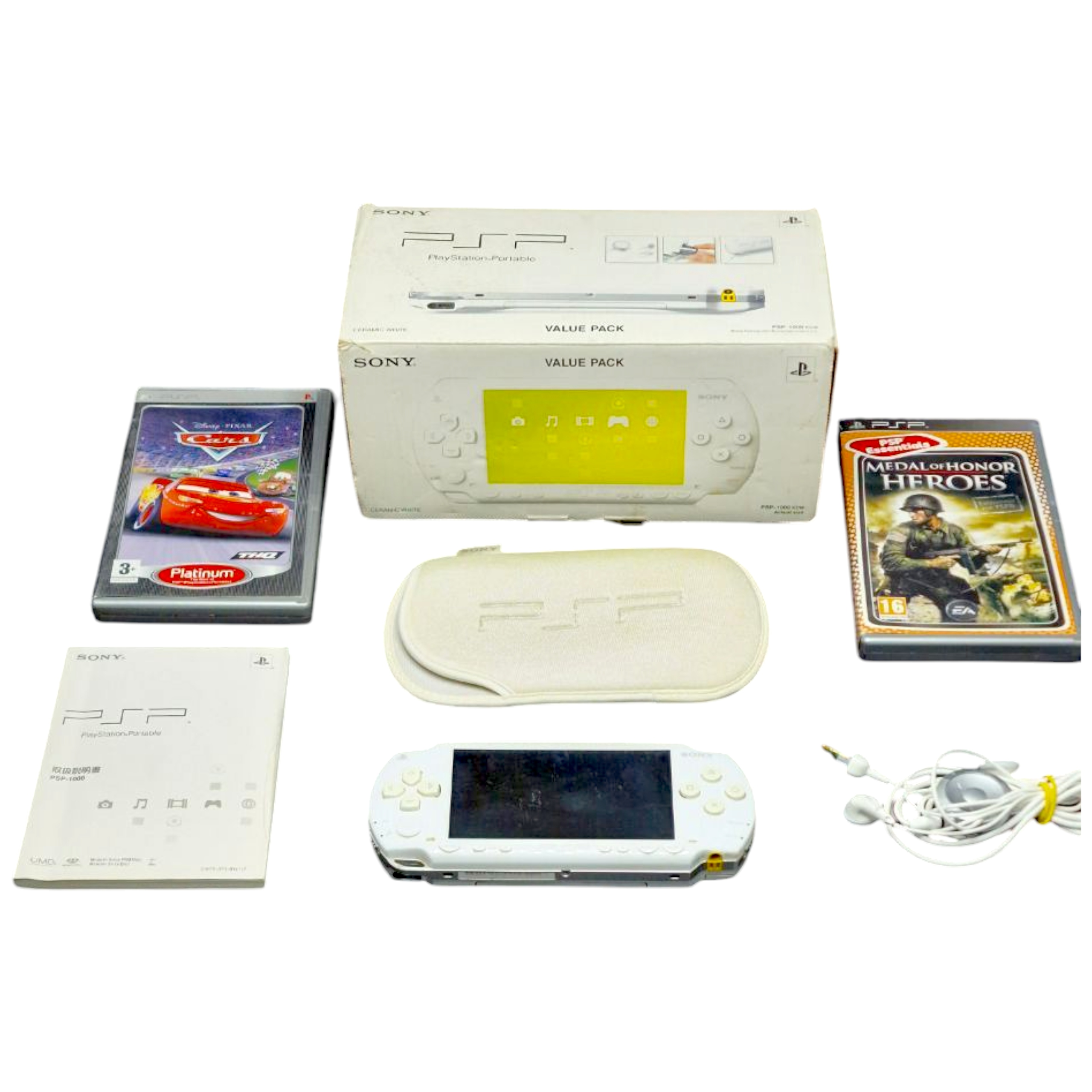 Konsola Sony PSP Fat (Classic) 1000 karton zestaw gry biała - Sklep ...