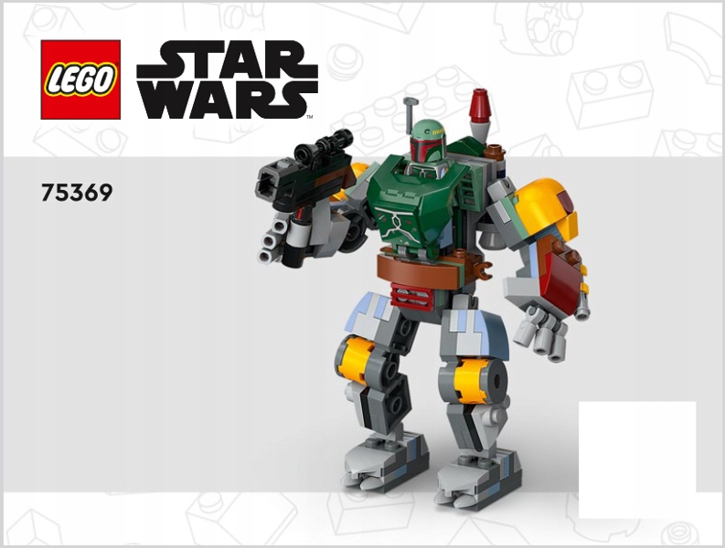 LEGO Instrukcja 75369-1 Boba Fett Mech • Cena, Opinie • Instrukcje ...