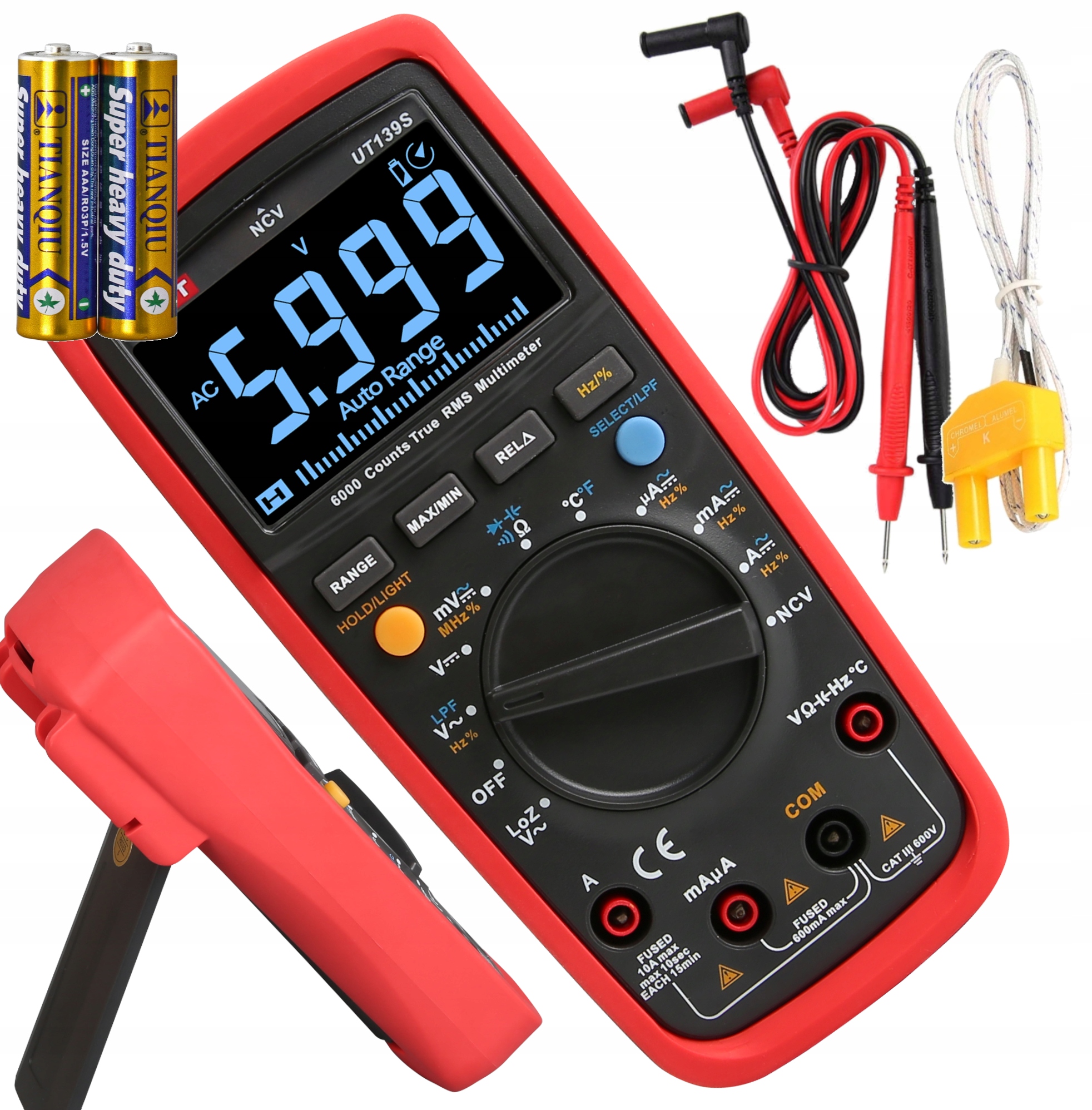 Merač UT139 S multimeter MHz Loza LPF BARGRAF+ SENZOR TEPLOTY BATERIE ...