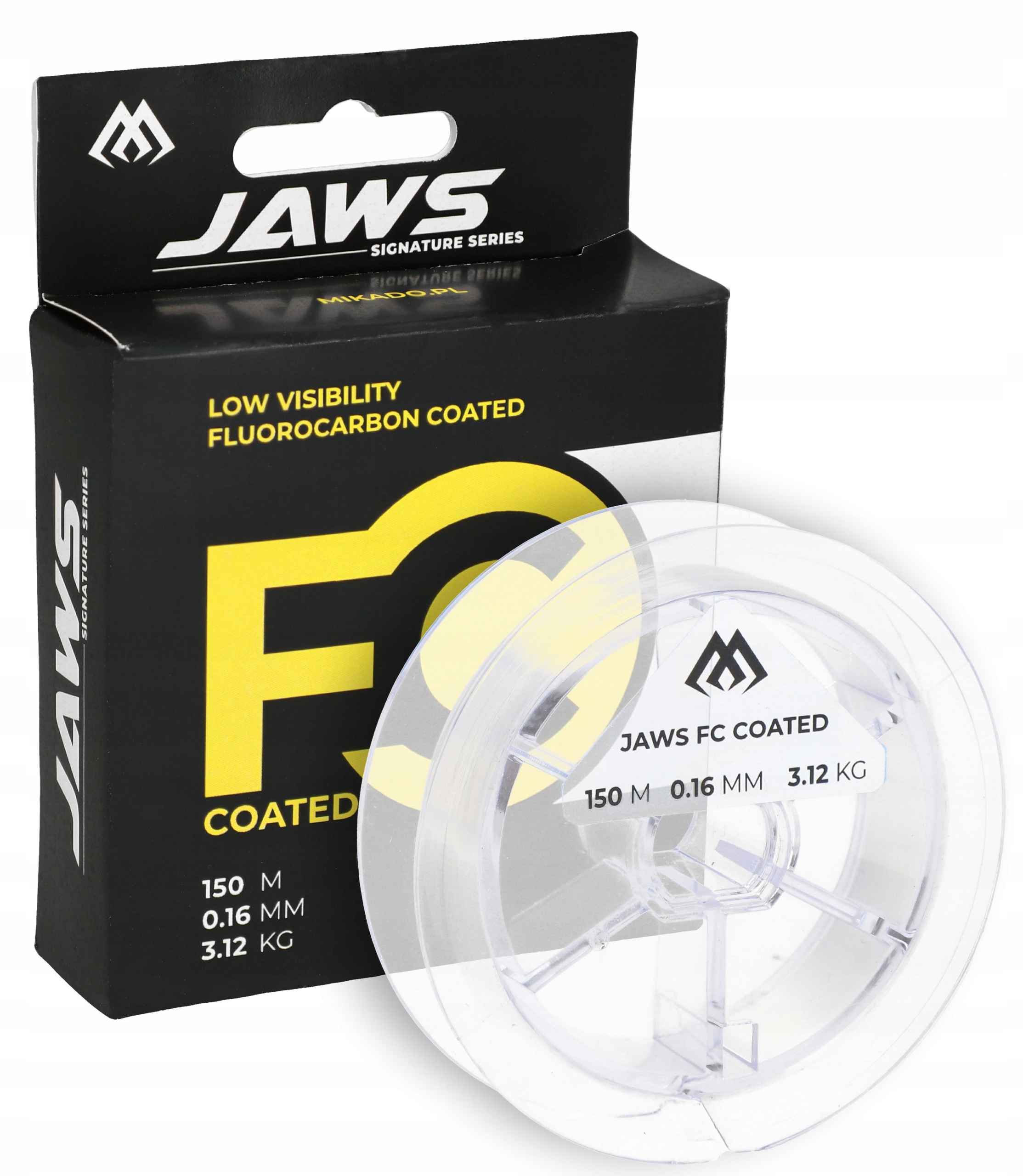 MIKADO ŻYŁKA - JAWS FC COATED 0.16mm/3.12kg/150m TRANSPARENTNA - 5900637076773 - 15382370335 ...