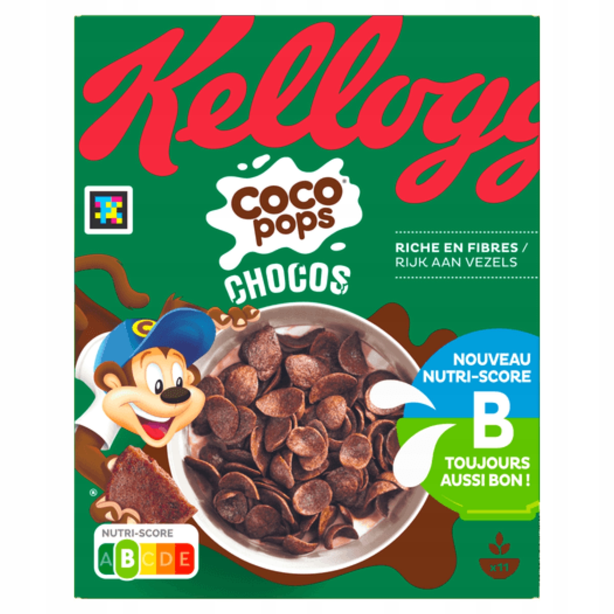 Kellogg's Coco Pops Chocos čokoládové cereálie 330 g za 154 Kč - Allegro