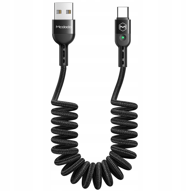 Kabel do telefonu McDodo szybki Quick Charge 4 USB TYP-C 1,8m czarny - Sklep, Opinie, Cena w Allegro