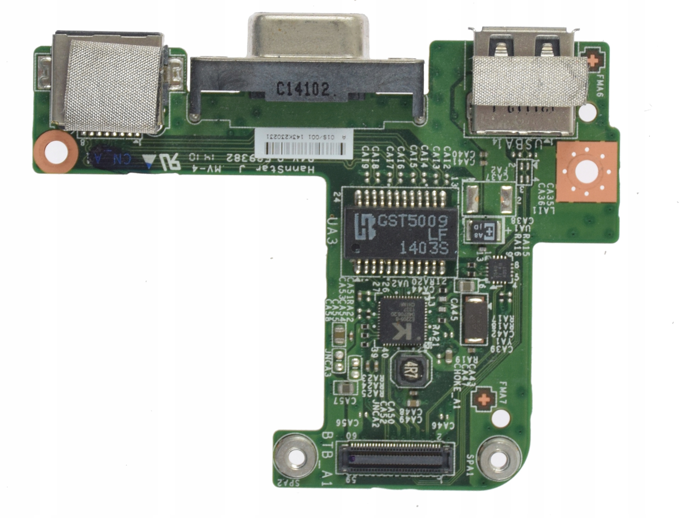 Moduł USB VGA LAN MSI GP60 MS-16GH MS-16GHA Ver:1.0 w Wola Nieszkowksa ...