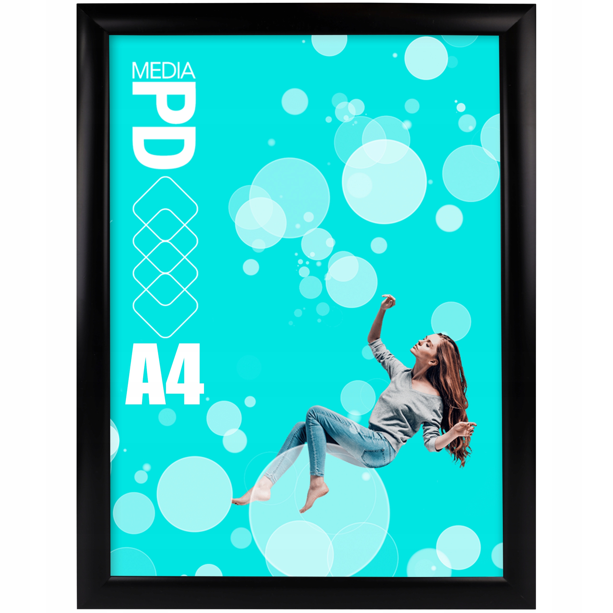 Ramka Rama OWZ Aluminiowa Czarna A4 Zatrzaskowa Reklama Menu Plakat (5907274490191) • Cena ...