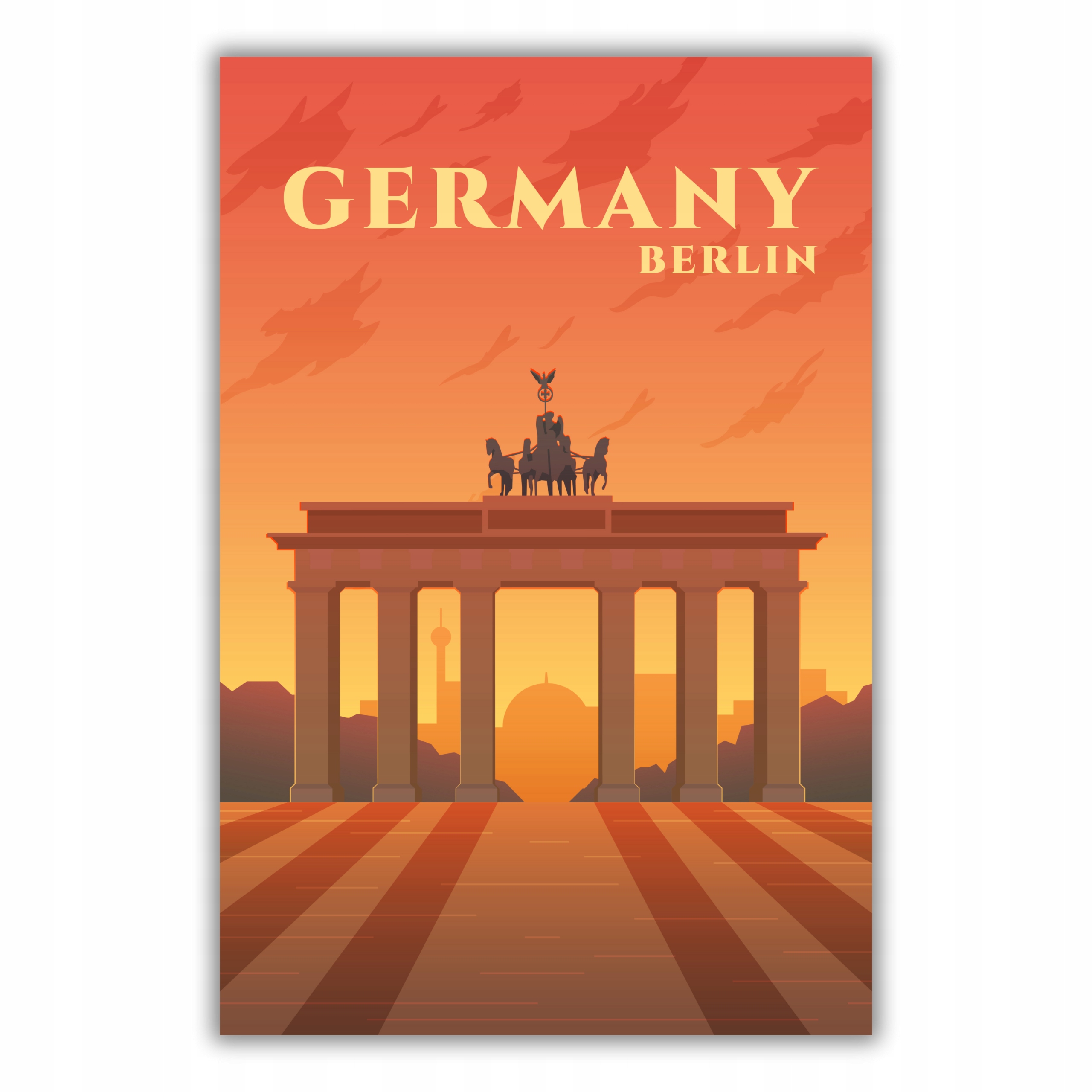 PLAKAT MIASTO *dużo wzorów miast BERLIN A3 OBRAZ PLAKATY NA ŚCIANĘ PLAKAT • Cena, Opinie ...