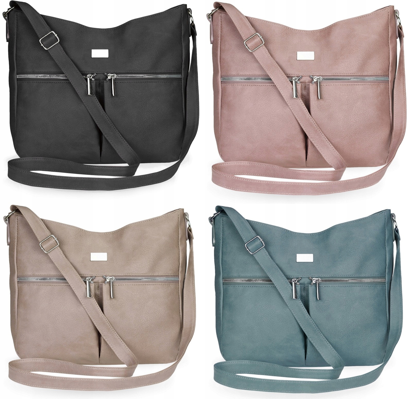 TOREBKA DAMSKA TORBA NA RAMIĘ LISTONOSZKA A4 2601 13318434122 - Allegro.pl