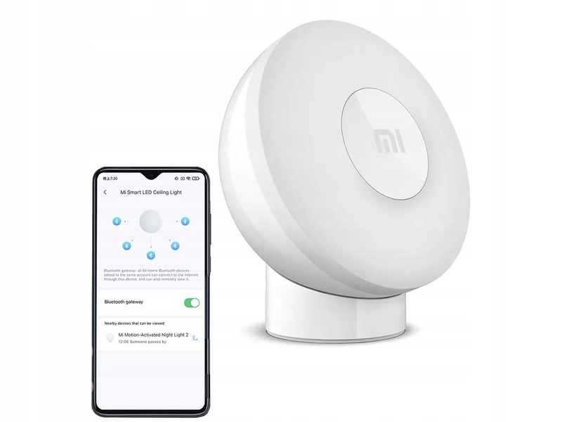 XIAOMI Lampka Nocna Mi Motion-Activated Night Light 2 Bluetooth ...