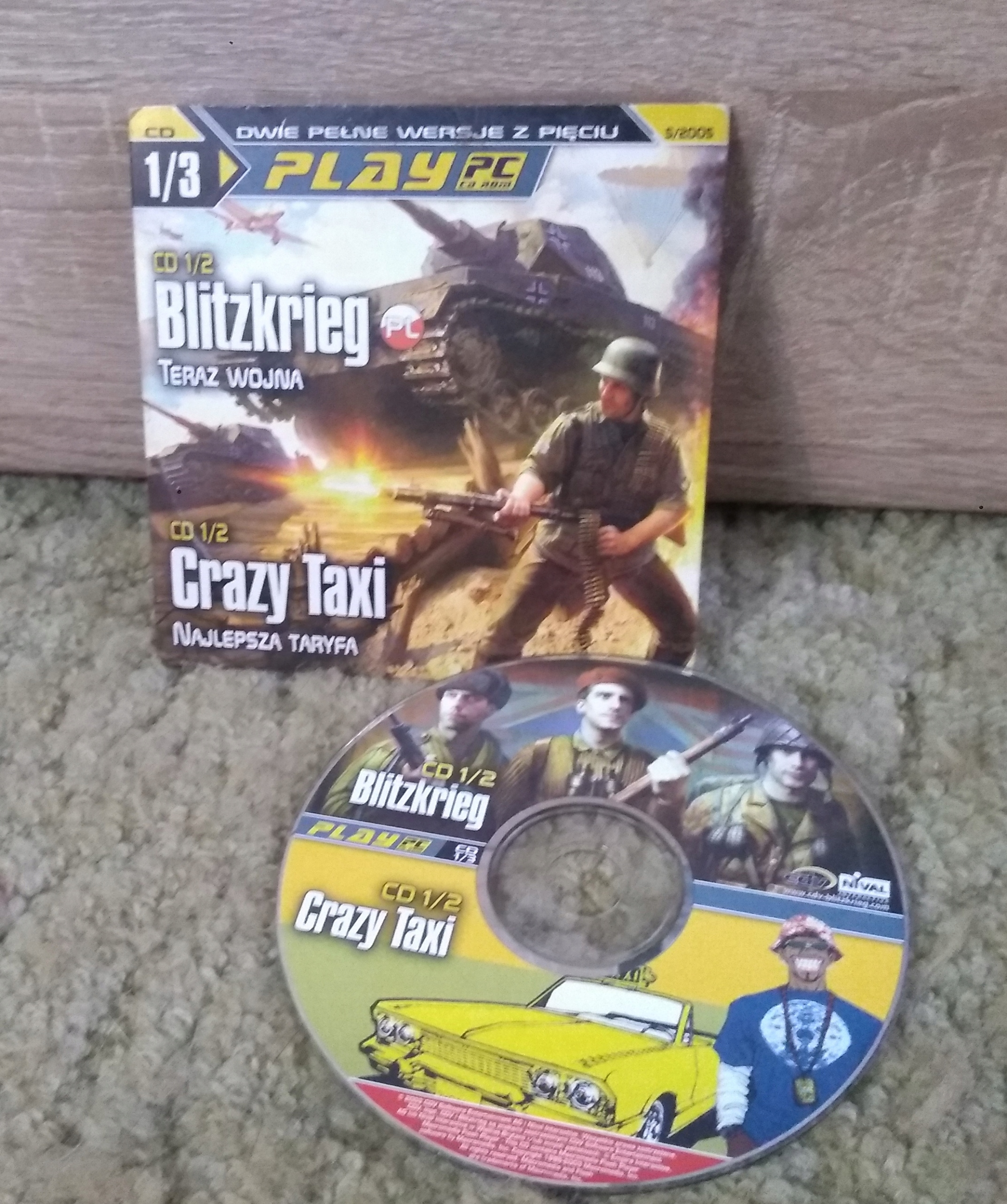 Blitzkrieg teraz wojna CD 1. Crazy Taxi najlepsza taryfa CD 1 PC - Stan ...