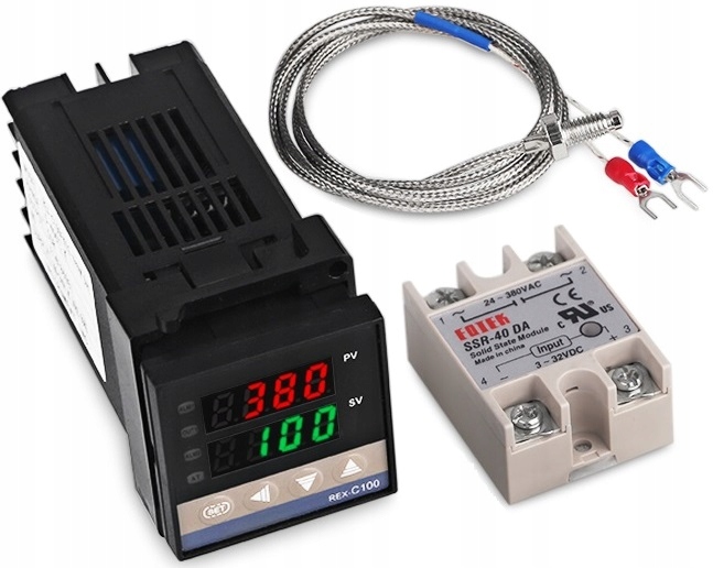 PID regulátor teploty REX C100 SSR termočlánek K za 617 Kč - Allegro
