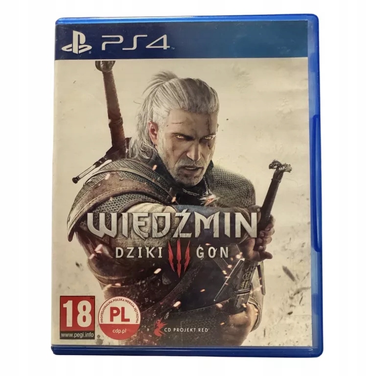 Wiedźmin 3: Dziki Gon PlayStation 4 (PS4) pudełkowa - Stan: Używany 45 ...
