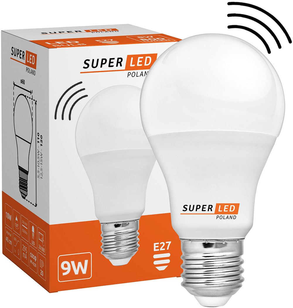 Żarówka LED E27 9W z czujnikiem zmierzchu 12250888354 - Allegro.pl Żarówka LED E27 9W z czujnikiem zmierzchu 12250888354 - Allegro.pl
