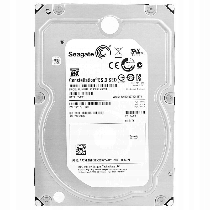 Dysk twardy Seagate Constellation ES.3 4TB SATA III 3,5" - Sklep, Opinie, Cena w Allegro
