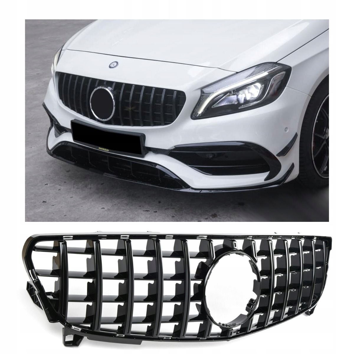 GRILL MASZK MERCEDES A-OSZTÁLY W176 FACELIFT PANAMERIKAI AMG GT FULL ...
