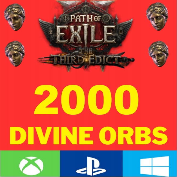 2000 DIVINE ORBÓK ÚJ LIGA POE 2 THE THIRD EDICT RISE OF THE ABYSSAL ...