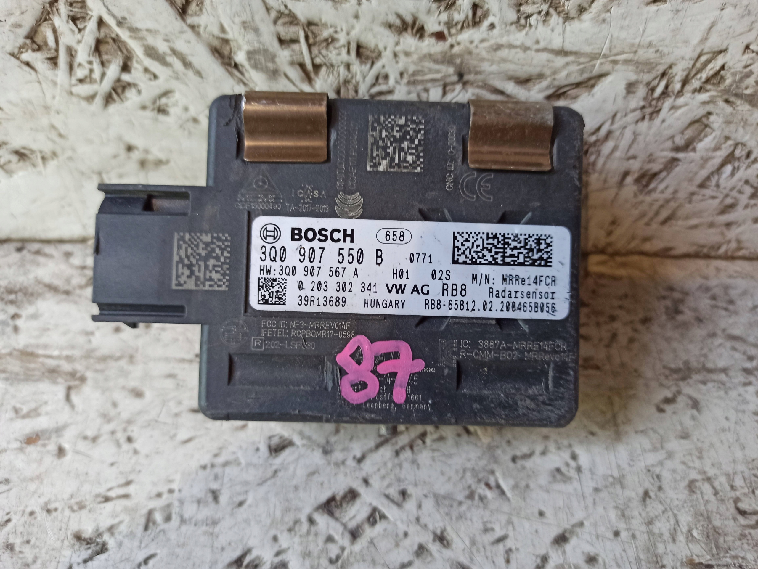 VW AUDI SKODA 3Q0907550B RADAR SENSOR ACC CZUJNIK za 350.00PLN z Kwilcz ...