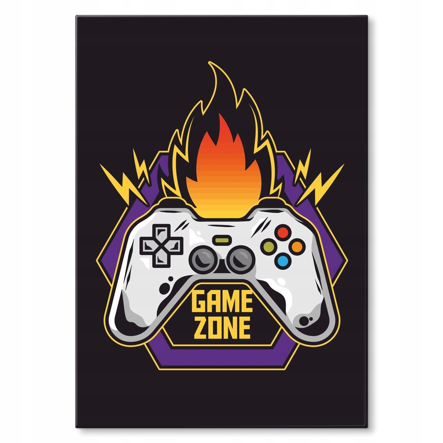 PREZENT BLACHA OZDOBA NAPIS GAME ZONE DLA GRACZA (BM.GZF.M) • Cena ...