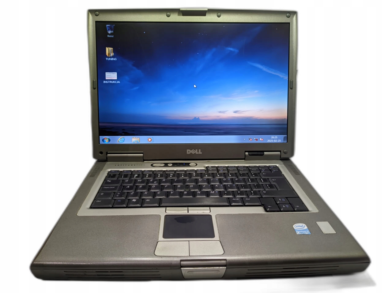 Laptop Dell Latitude D810 15" Intel Pentium M 2 GB 80 GB Zasilacz 130W ...