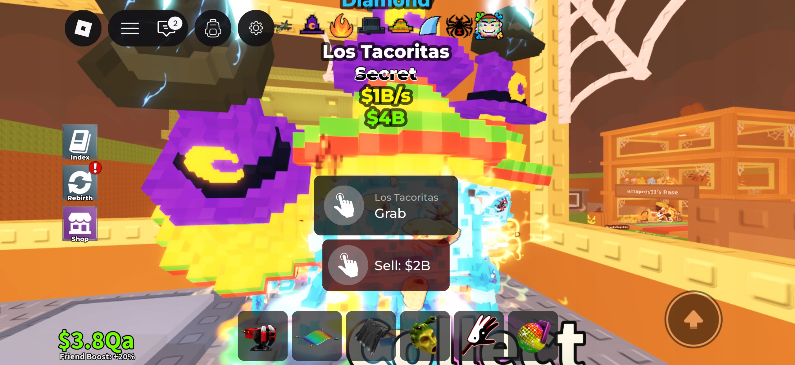 Los Tacoritas w Steal a Brainrot Brainrot gra|Roblox 1b/s - Stan ...