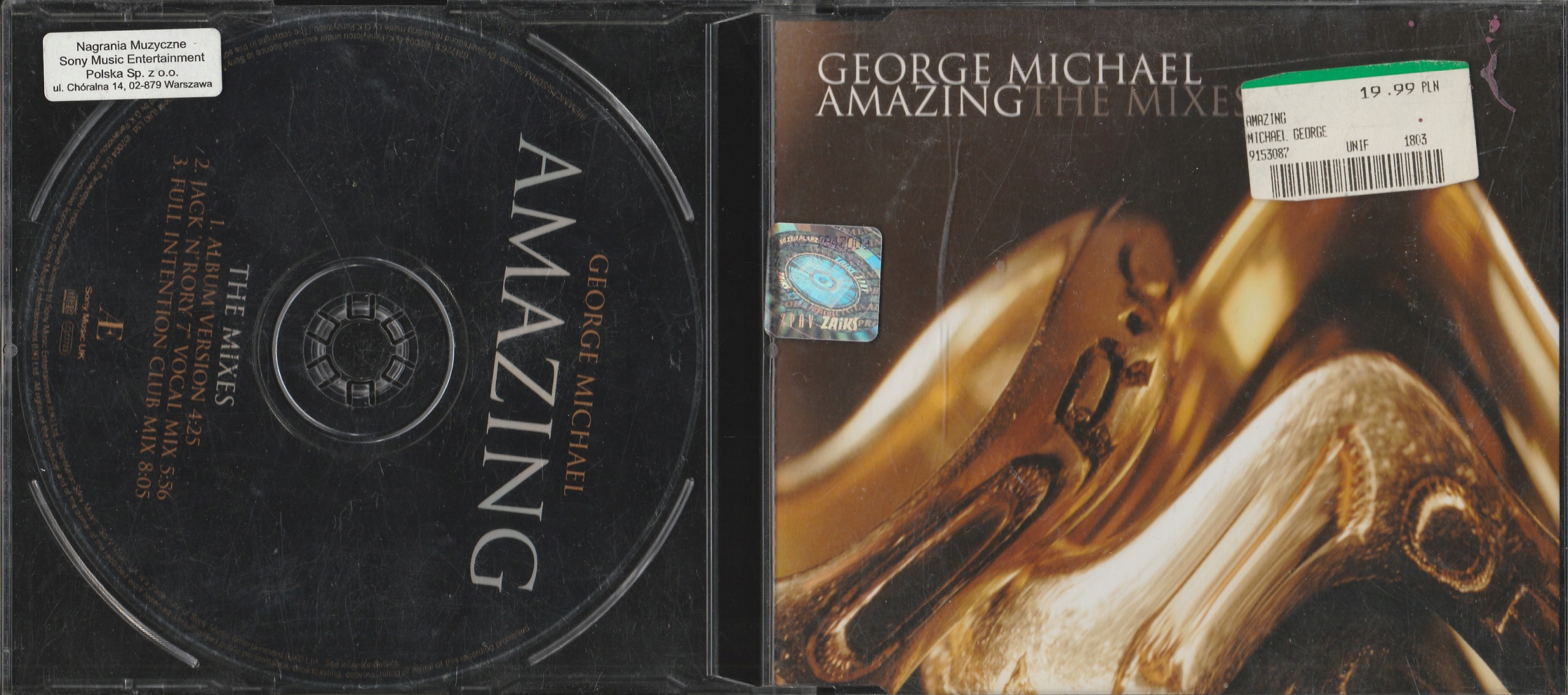 Płyta Maxi CD George Michael - Amazing (The Mixes) 2004 ...