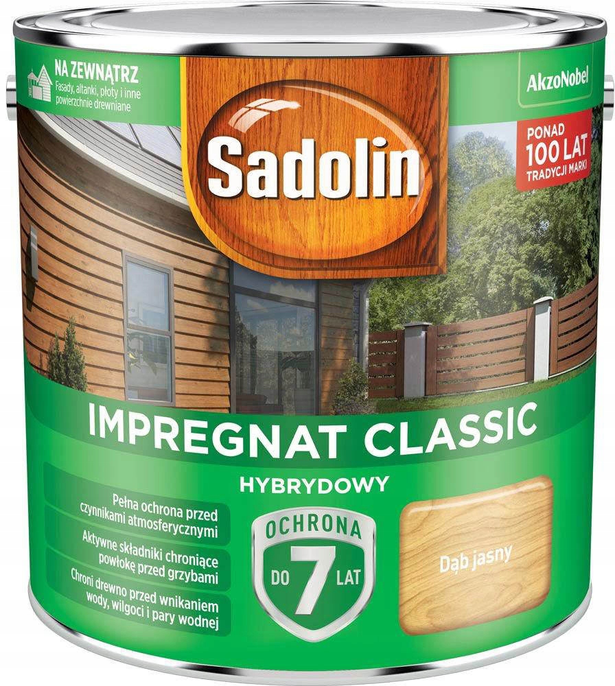 SADOLIN HYBRYDOWY IMPREGNAT DO DREWNA 2.5L DĄB JASNY 57 (5904078212387 ...
