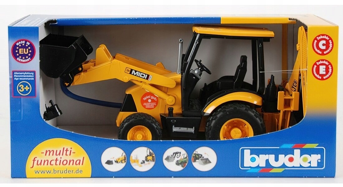 Ładowarko-koparka BRUDER JCB Midi CX BR-02427 (4001702024277) • Cena ...