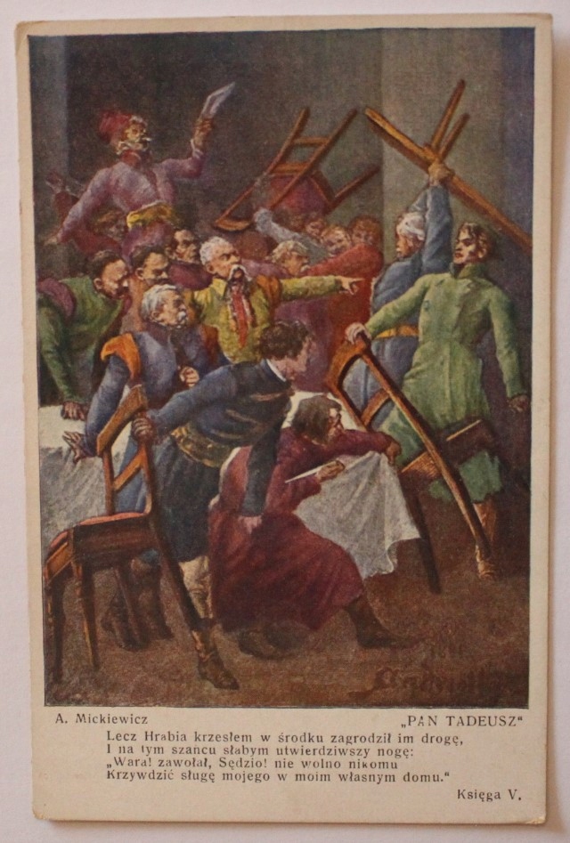 A. Mickiewicz "PAN TADEUSZ" Księga V • Cena, Opinie - Allegro