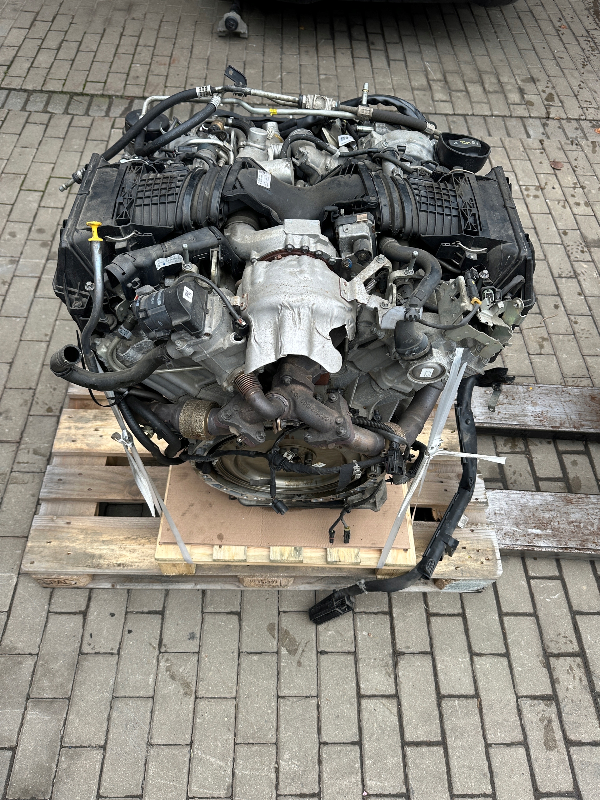 MERCEDES ML GLE 166 W166 3.0 V6 SILNIK KOMPLETNY OM642 642.826 642826 ...