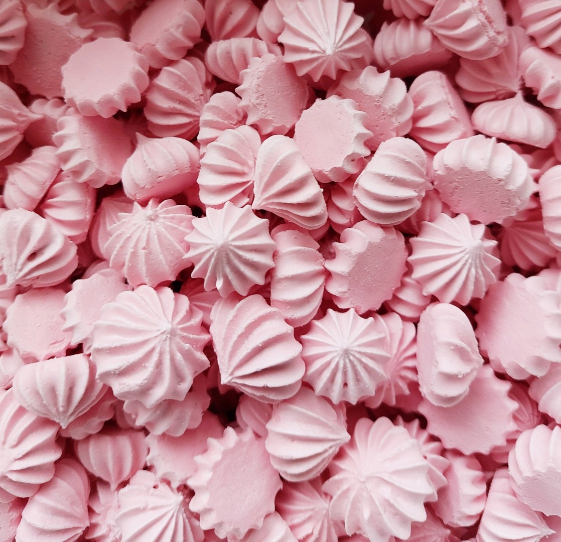 BEZY MAŁE Różowe beziki na tort dekoracja 20g N • Cena, Opinie ...