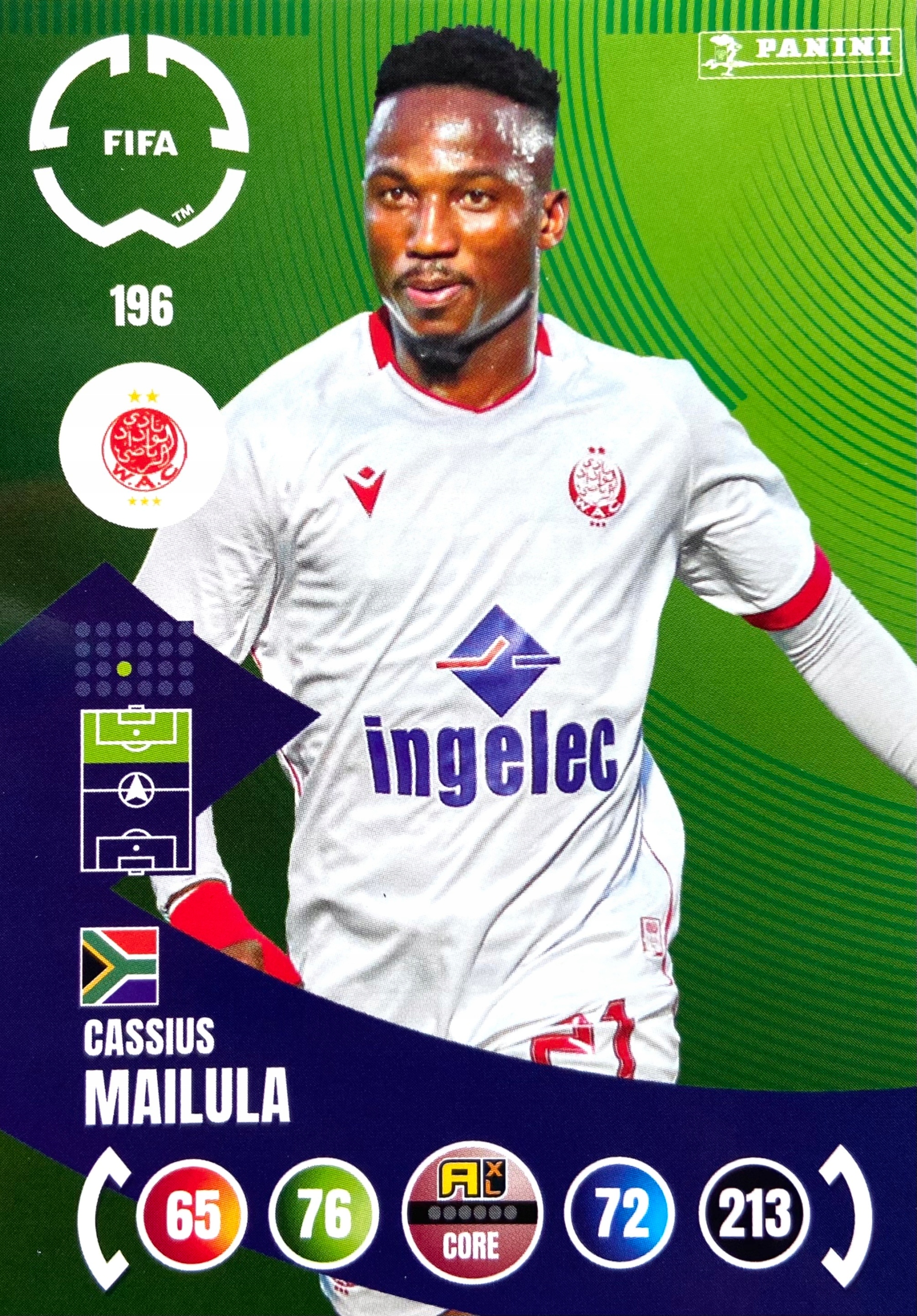 FIFA CLUB WORLD CUP 2025 HRÁČ TÝMU MATE BASE 196 CASSIUS MAILULA WYDAD AC, • Ceny, Recenze - Allegro