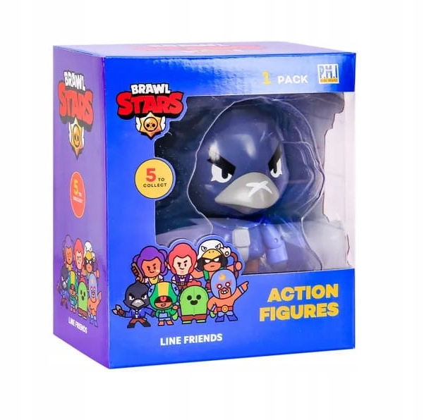 BRAWL STARS S1 ACTION FIGURES 11 CM - CROW (8058985394937) • Cena ...