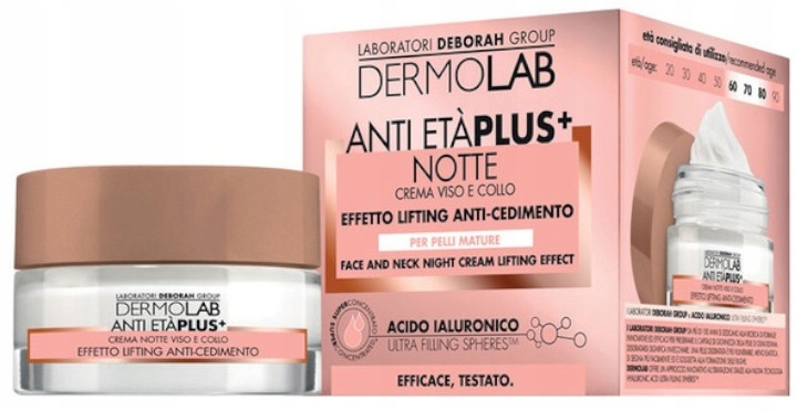 Krem odmładzająco-modelujący do twarzy Deborah 009081 na noc 50 ml ...