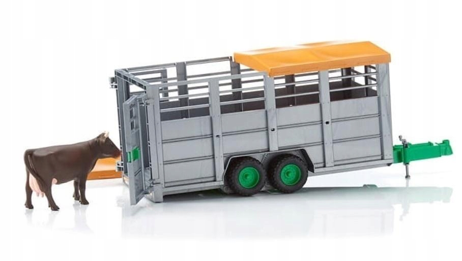 PRZYCZEPA 2-OSIOWA DO PRZEWOZU KRÓW Z FIGURKĄ KROW (4001702022273 ...