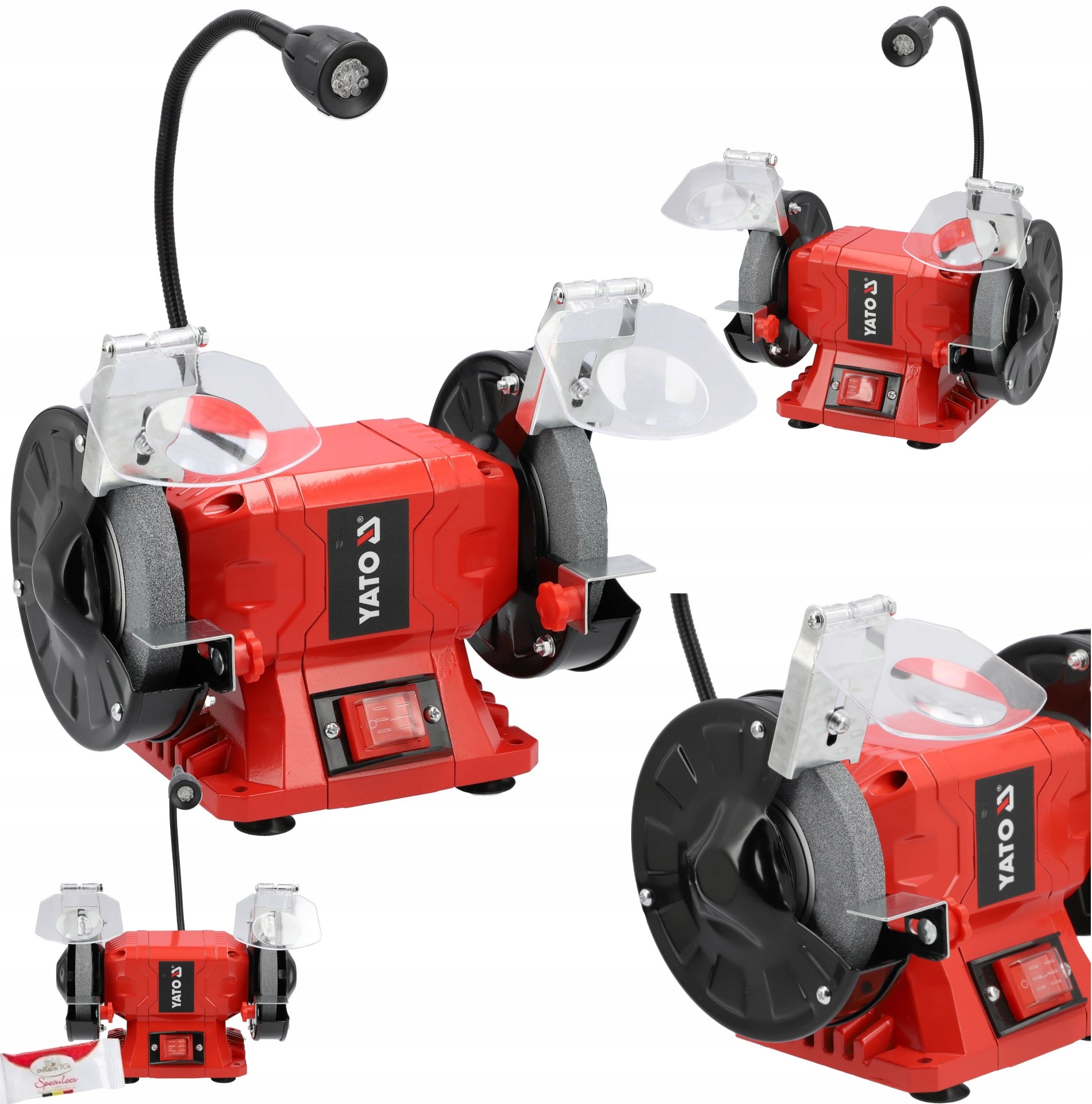 YATO SZLIFIERKA STOŁOWA 250W (150X12,7MM) YT-822103 (5906083110245 ...