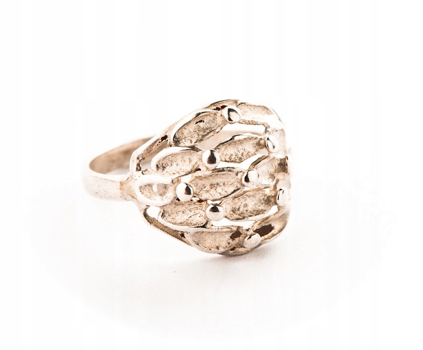 Srebrny Pierścionek - 3,28g - PRL - VINTAGE - KRAKÓW • Cena, Opinie • Pierścionki, obrączki ...