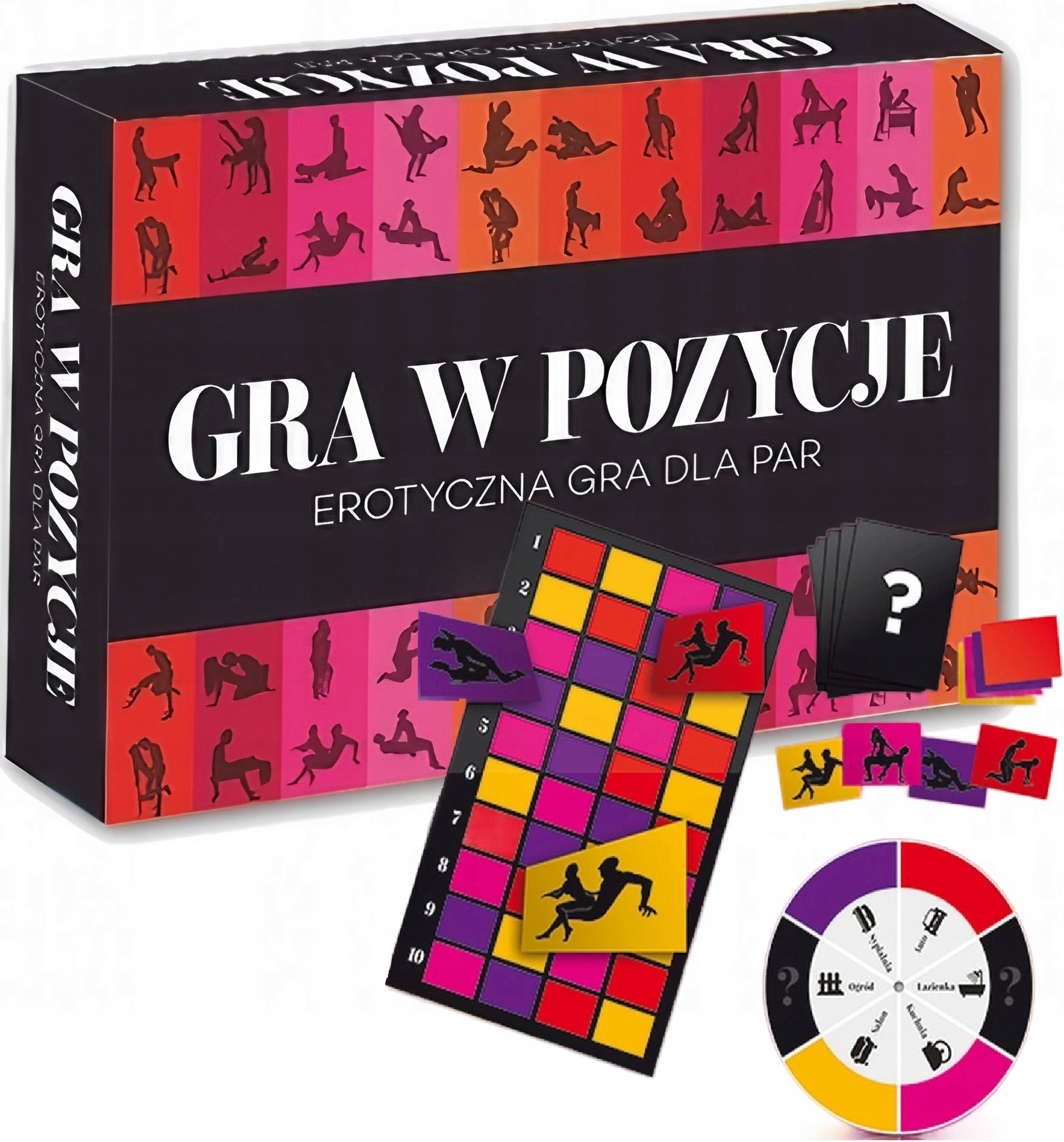 PLANSZOWA GRA DLA PAR GRA DLA DOROSŁYCH W POZYCJE RULETKA KOŚCI KAMASUTRA (5901549407921) • Cena ...