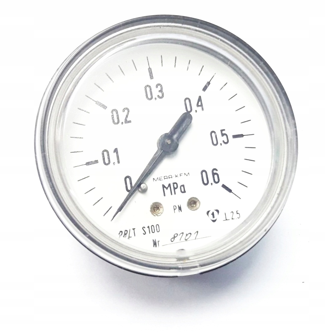 Manometr,ciśnieniomierz M60-TKP zakres 0- 0,6 MPa (0632164569354) • Cena, Opinie • Mierniki i ...