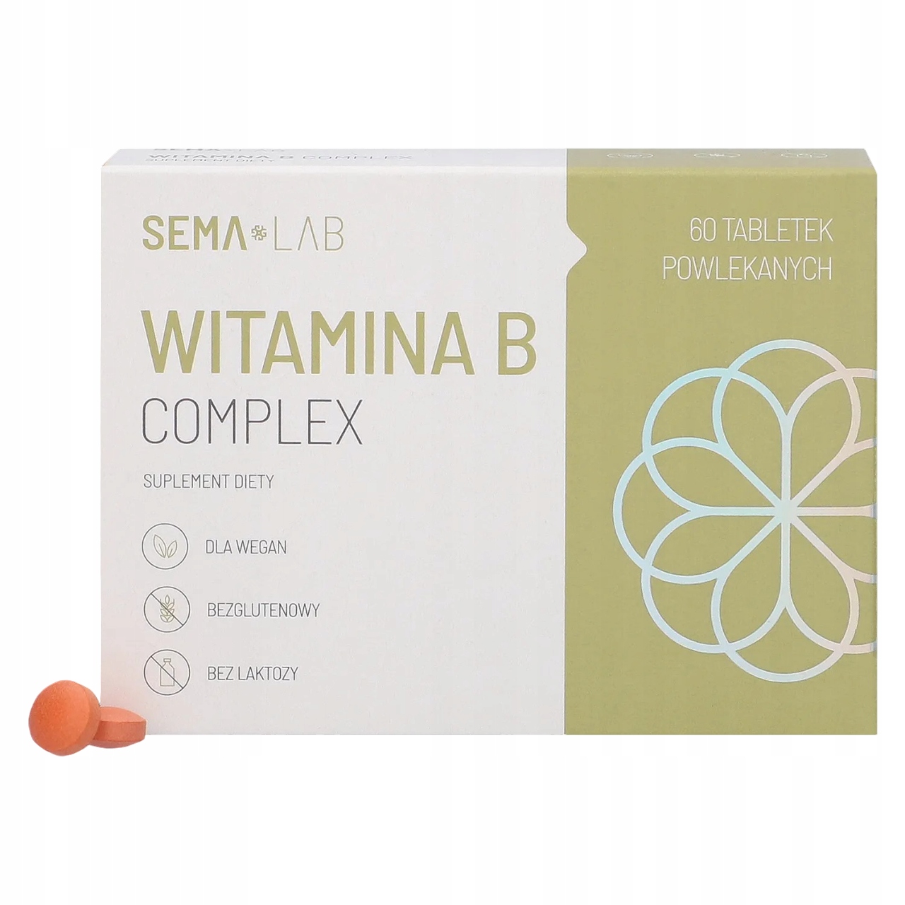 Sema Vitamin B Complex Wysoka Dawka 60 tabletek (5905919045720) • Cena, Opinie • Preparaty ...