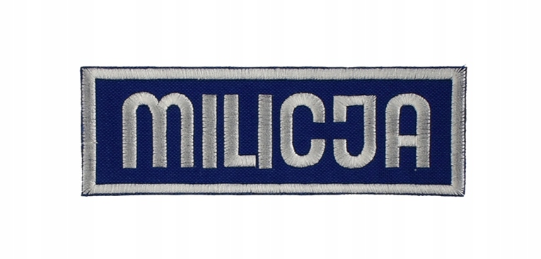 Milicja naszywka termotransfer • Cena, Opinie - Allegro
