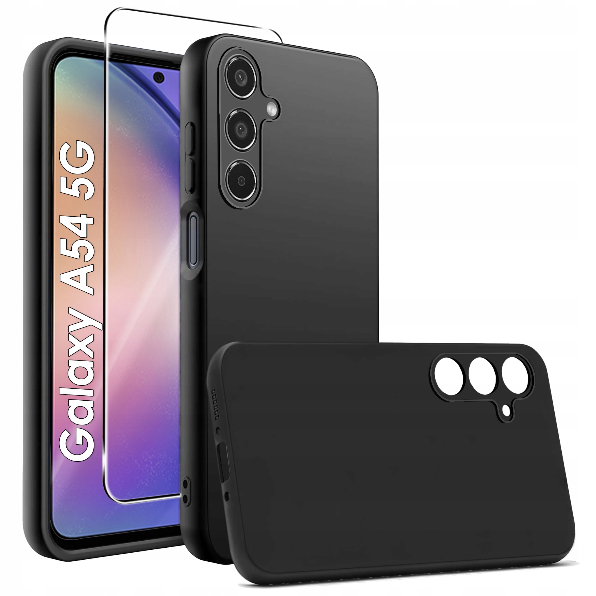 Plecki Case do Samsung Galaxy A54 5G czarny - Sklep, Opinie, Cena w Allegro