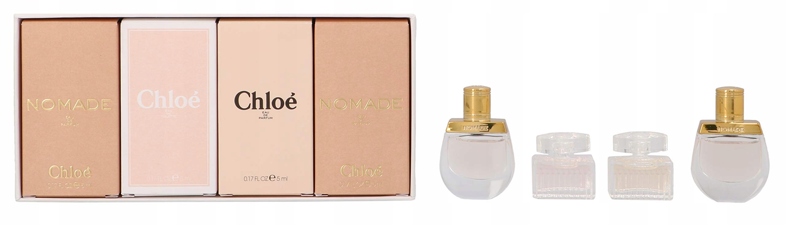 Zestaw Chloe Mini 4x5ml: Nomade Edt, Nomade Edp, Rose Tangerine, Chloe Edp - porównaj ceny ...