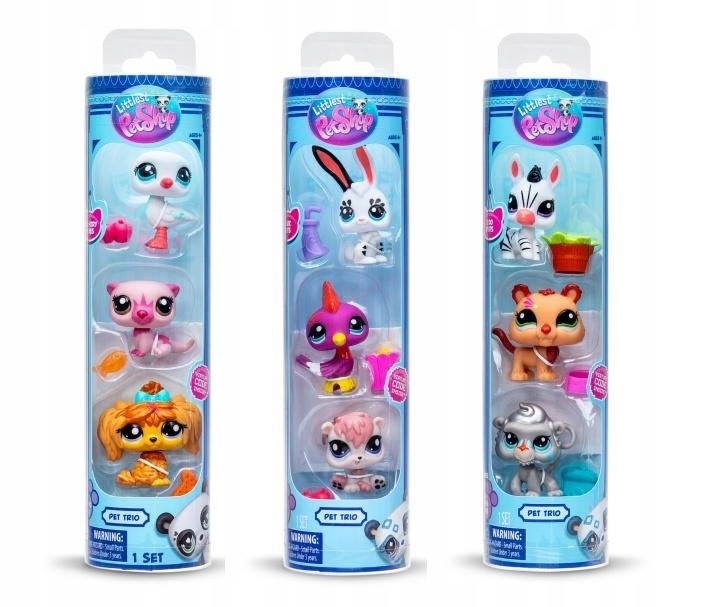 Littlest Pet Shop Zestaw 3 figurek seria 2 mix (5904754609852) • Cena, Opinie • Figurki ...