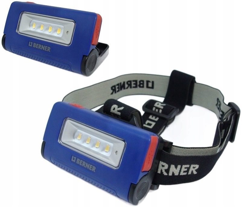 BERNER LATARKA LAMPA CZOŁOWA 2w1 AKU LED 335506 335506 za 199 zł z ...