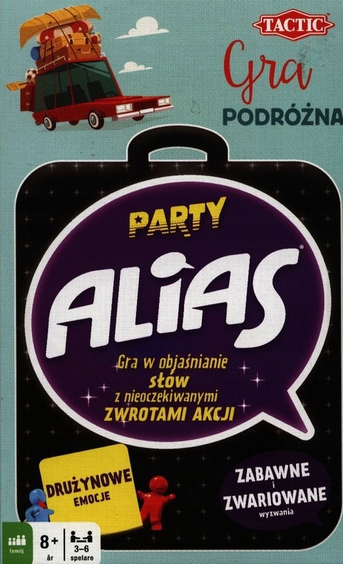 Gra planszowa Party Alias - wersja podróżna Tactic • Cena, Opinie - Allegro