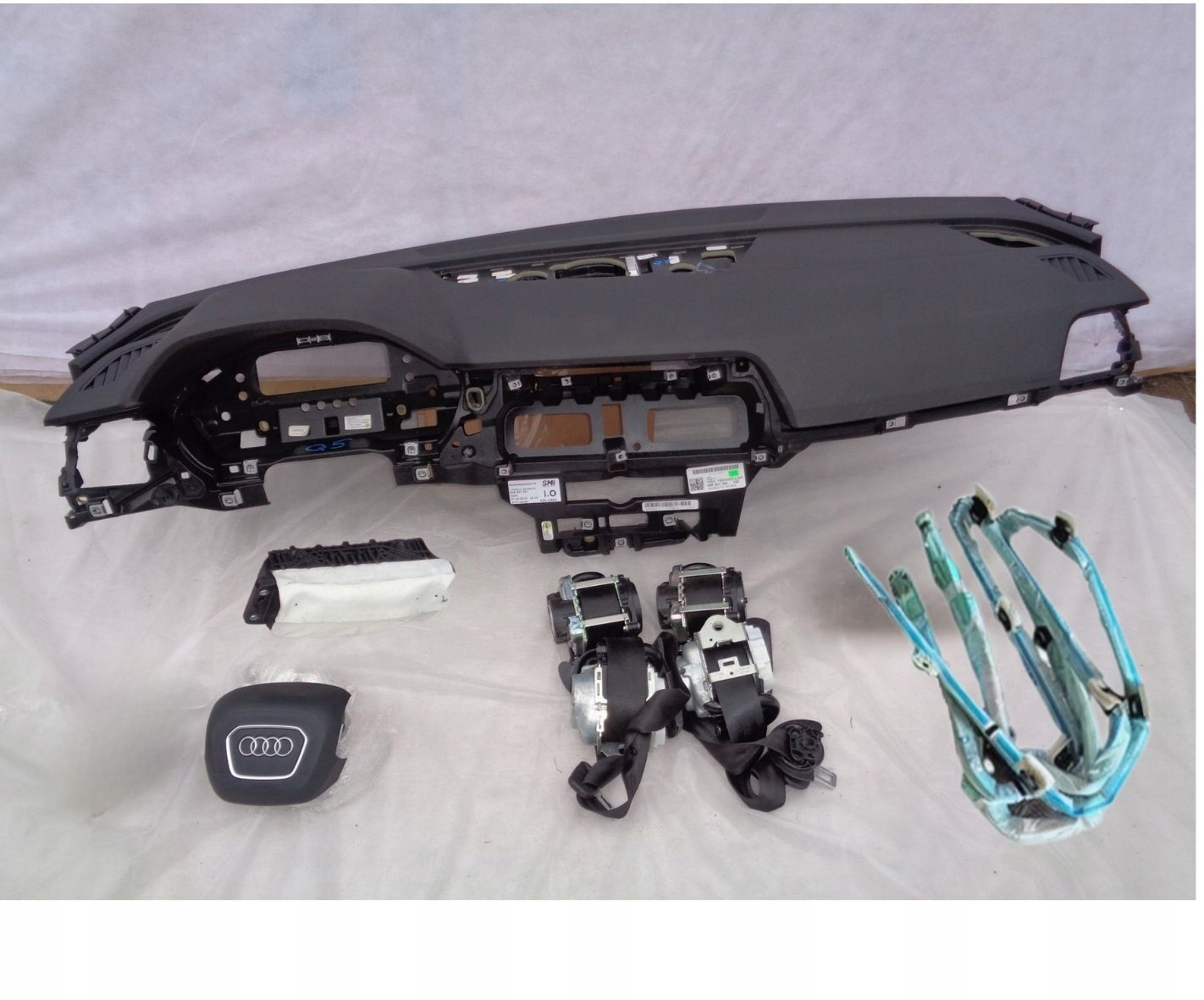 AUDI Q5 II 80A FY DESKA KONSOLA AIRBAG PASY KOMPLET za 3499.00PLN z ...