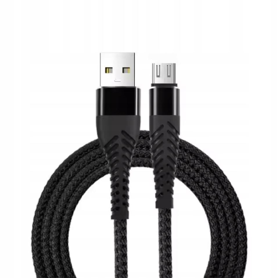 Kabel DSJ USB - microUSB typ B 1 m czarny - Sklep, Opinie, Cena w Allegro