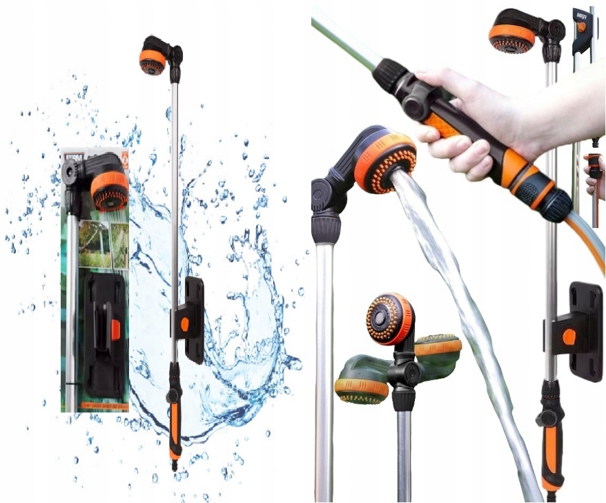 Zraszacz prysznic ogrodowy 2w1 (8717479101214) • Cena, Opinie • Węże ...