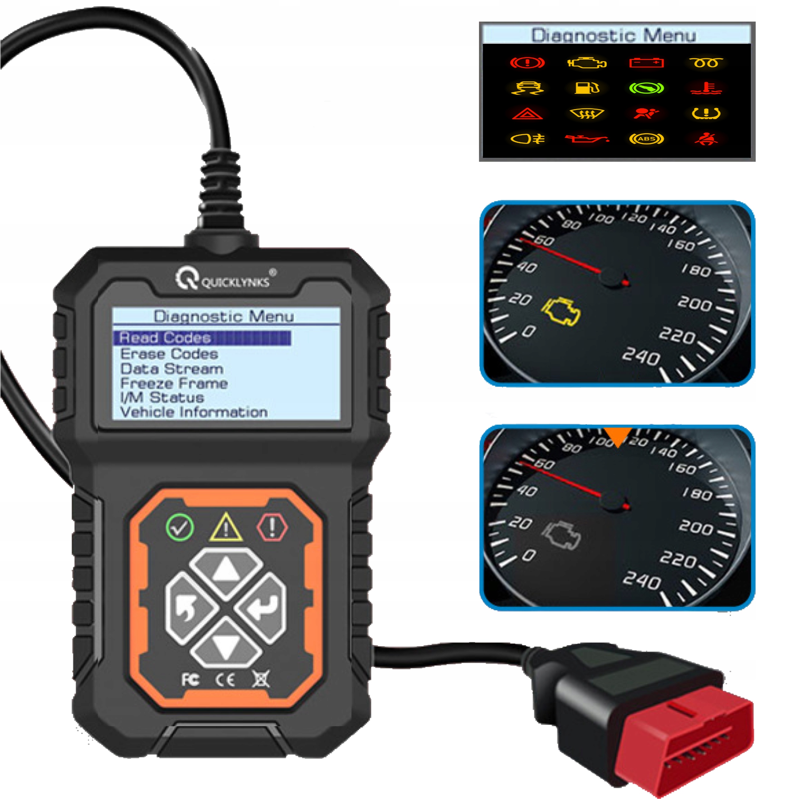 Diagnostyczny Tester Interfejs OBD2 POLSKI Skaner 5905108471446 za 169 ...